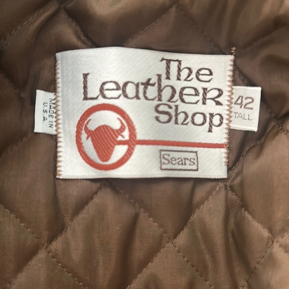 Sears | Jackets & Coats | Sears Leather Shop Bomber Jacket | Poshmark